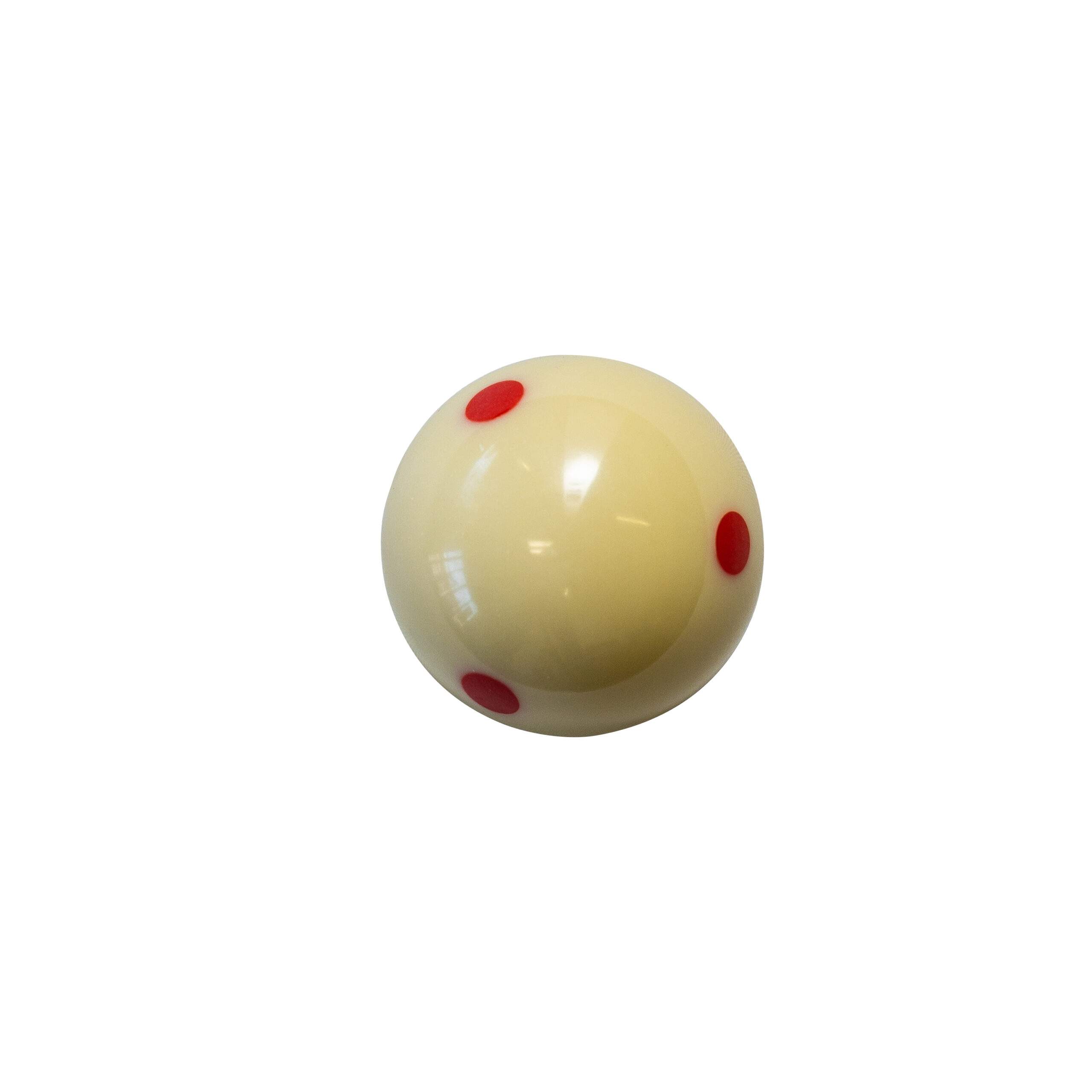 White Practice Ball With Red Dots | Billiards Accessories