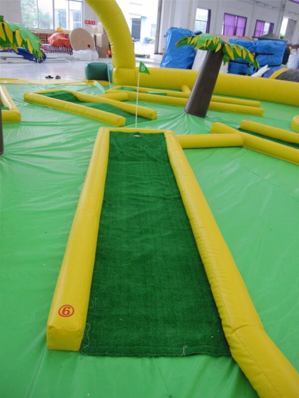 Inflatable 9 Hole Mini Golf for Hire - available for hire from ...