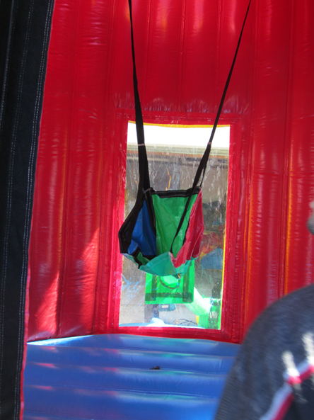 6 Seater Parachute Rocket Inflatable Ride For Hire - Blackball ...